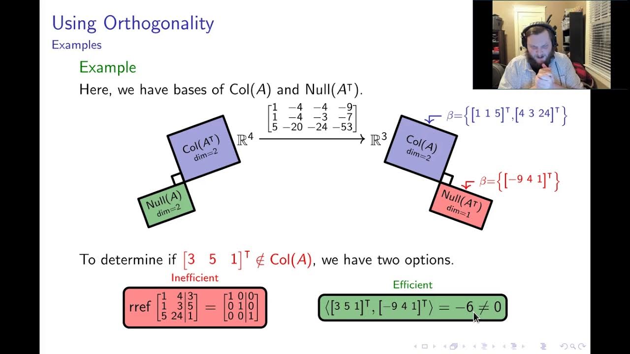 Orthogonality: Part 2/3 "Using Orthogonality" - YouTube