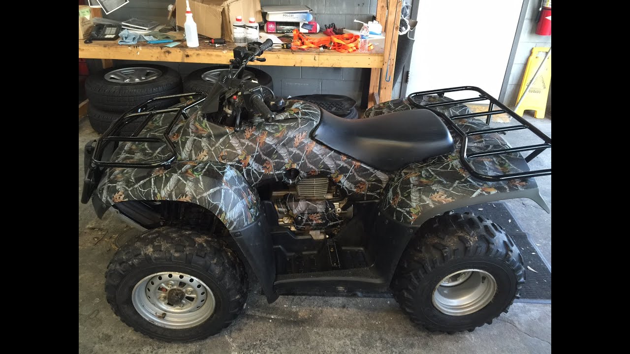 Hydro Dip Honda ATV - YouTube