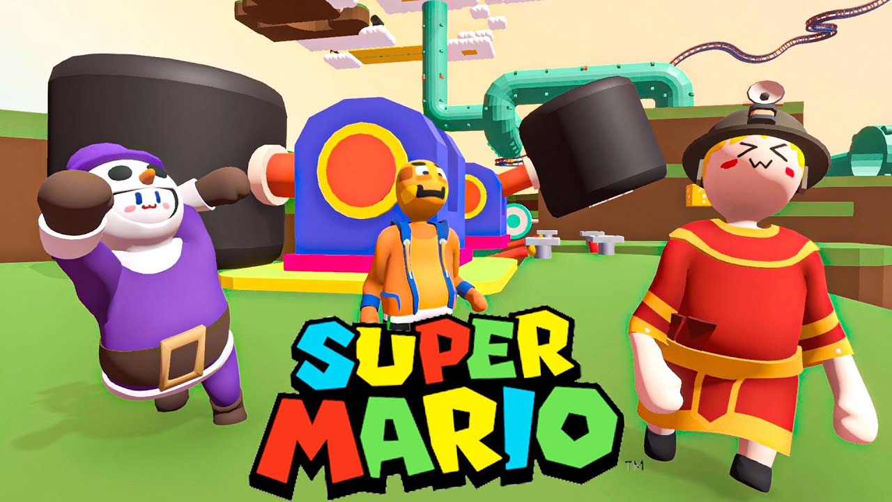 Der SUPER MARIO Parkour! | Human Fall Flat - YouTube