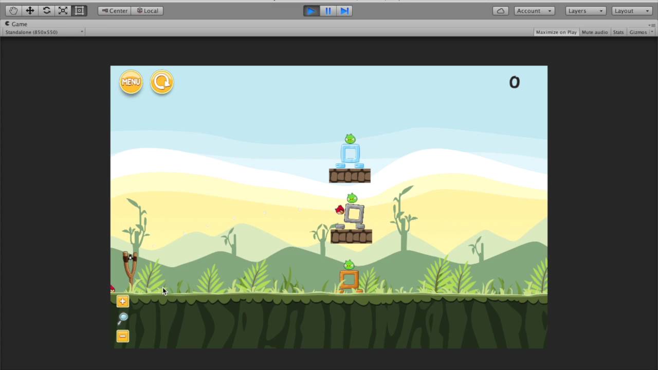 Science Birds Level Editor Youtube