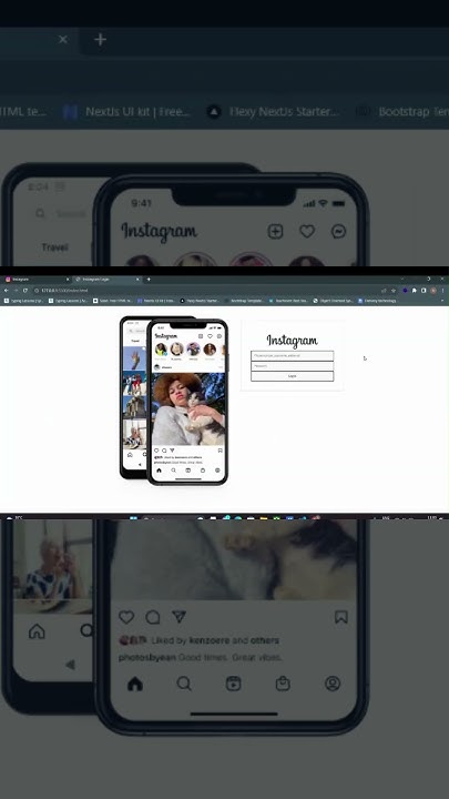 Creating an Instagram Login Page Clone: HTML, CSS, and JS | Shorts | Source Code | #web | # ...