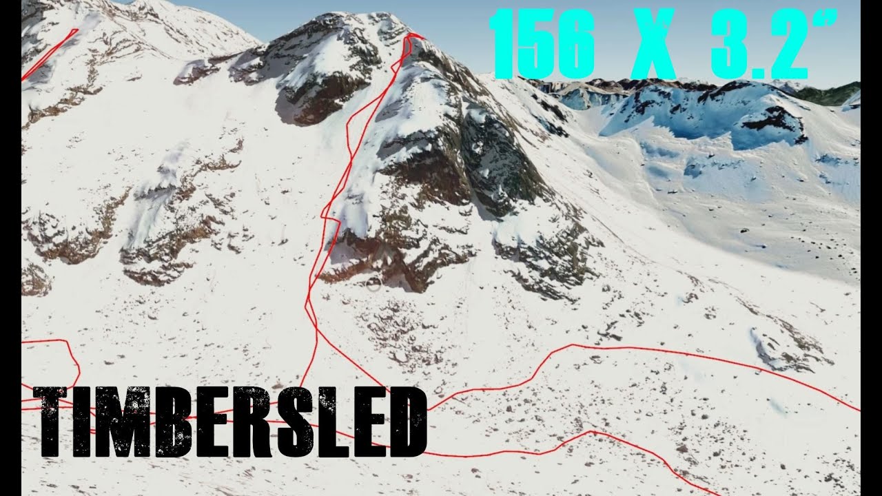Climbing Black Prospect Hatcher Pass | 156" Timbersled - YouTube