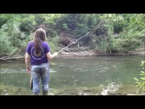 Tenkara casting technique - Serbia - YouTube