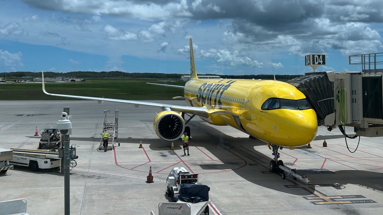 Full Flight: Spirit Airlines Airbus A321neo - NK 370 From Fort Myers To ...