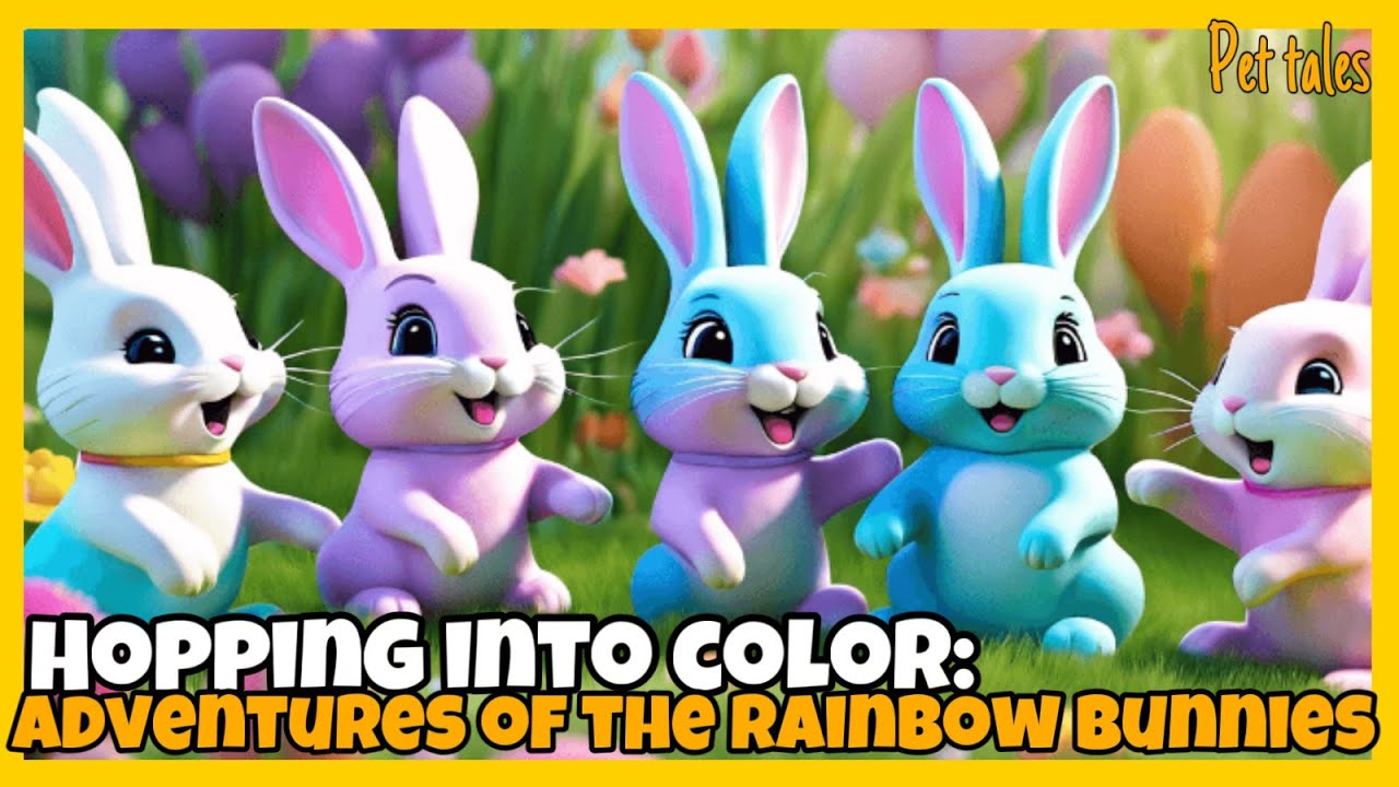 Hopping Into Color: Adventures of the Rainbow Bunnies / Bedtime Stories ...