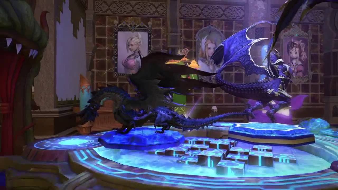 FFXIV Niddhog and Bahamuth Miniatures! - YouTube