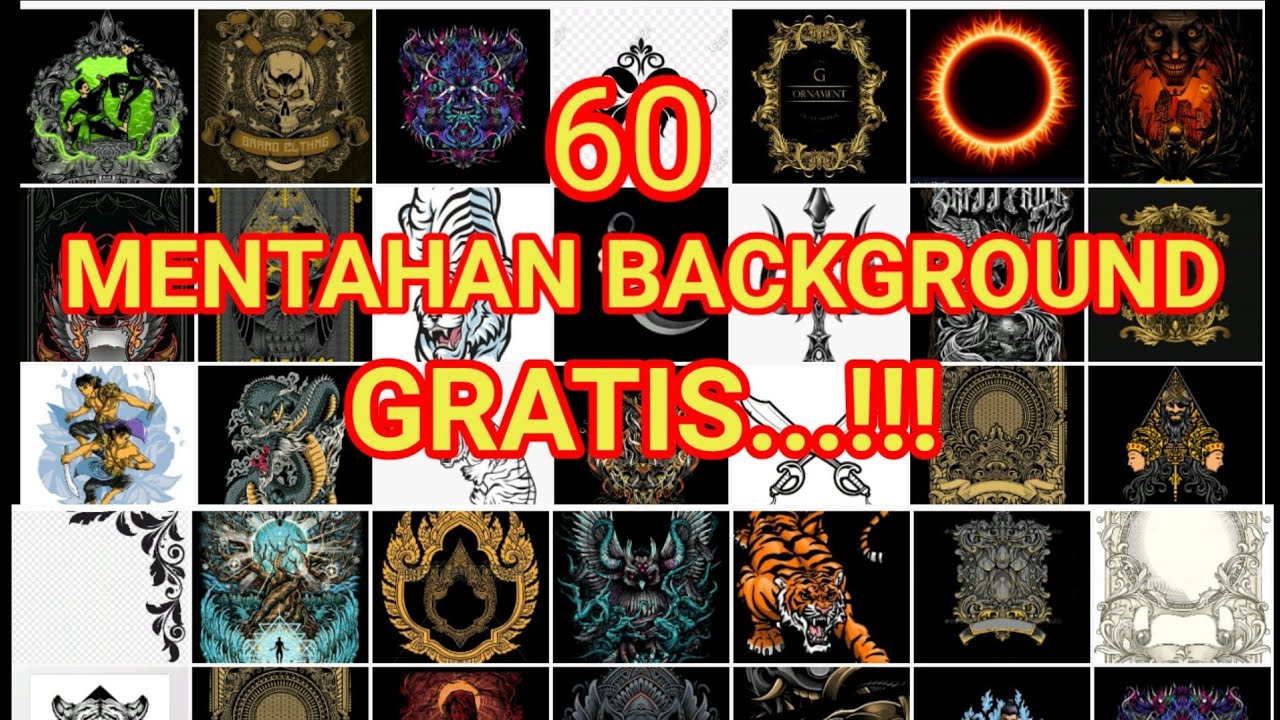 60 mentahan background gratis - YouTube
