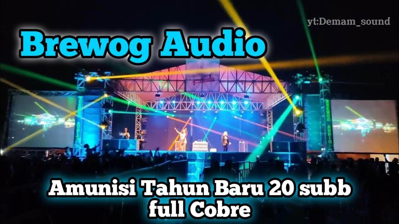 Brewog Audio Full lighting malam Tahun baru Bakalan Malang - YouTube