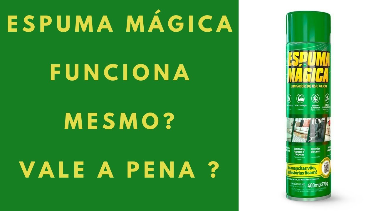 Espuma Mágica funciona mesmo? Vale a pena ? - YouTube