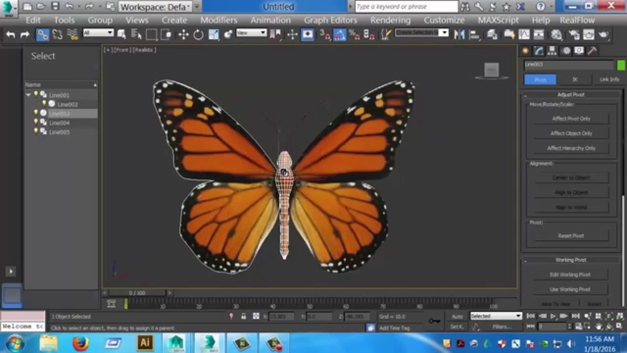 Amazing Butterfly Animation Tutorial by Arif Ahmed Sir - YouTube
