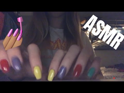 ASMR | tapping with long nails 💞