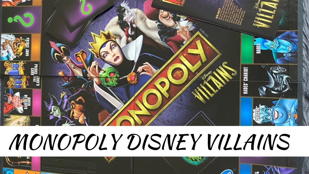 Disney Villains Monopoly