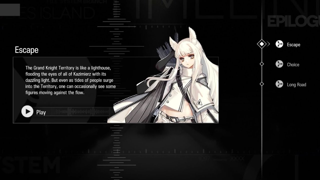 【Arknights - Story | Near Light Epilogue】Escape - YouTube