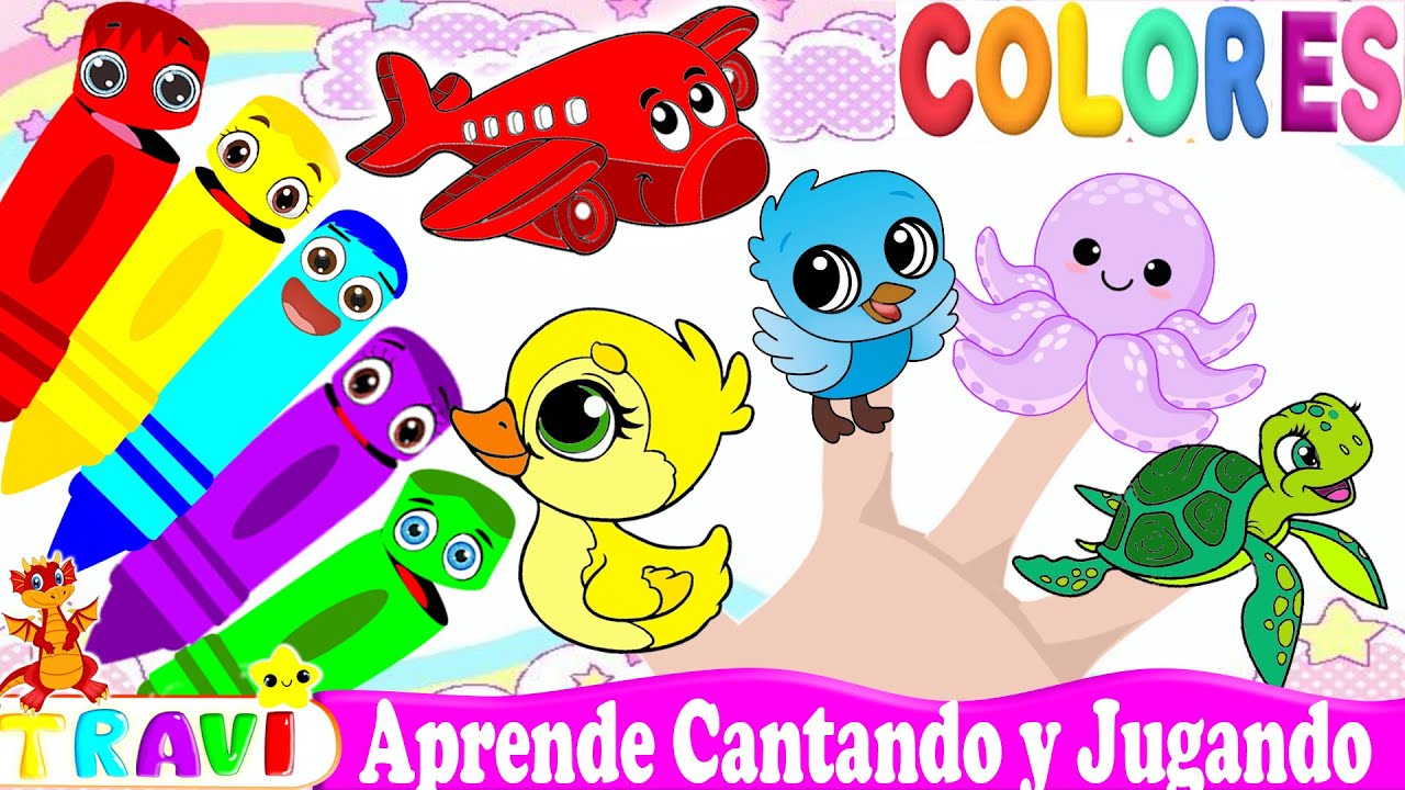Los Colores!Familia Dedo aprende los Colores Cantando! Canciones ...