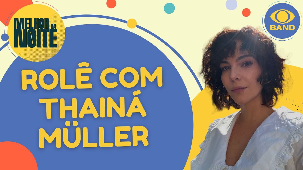 Na Madruga com Thaíde: rapper dá um rolê com Thainá Müller | Melhor da Noite - YouTube