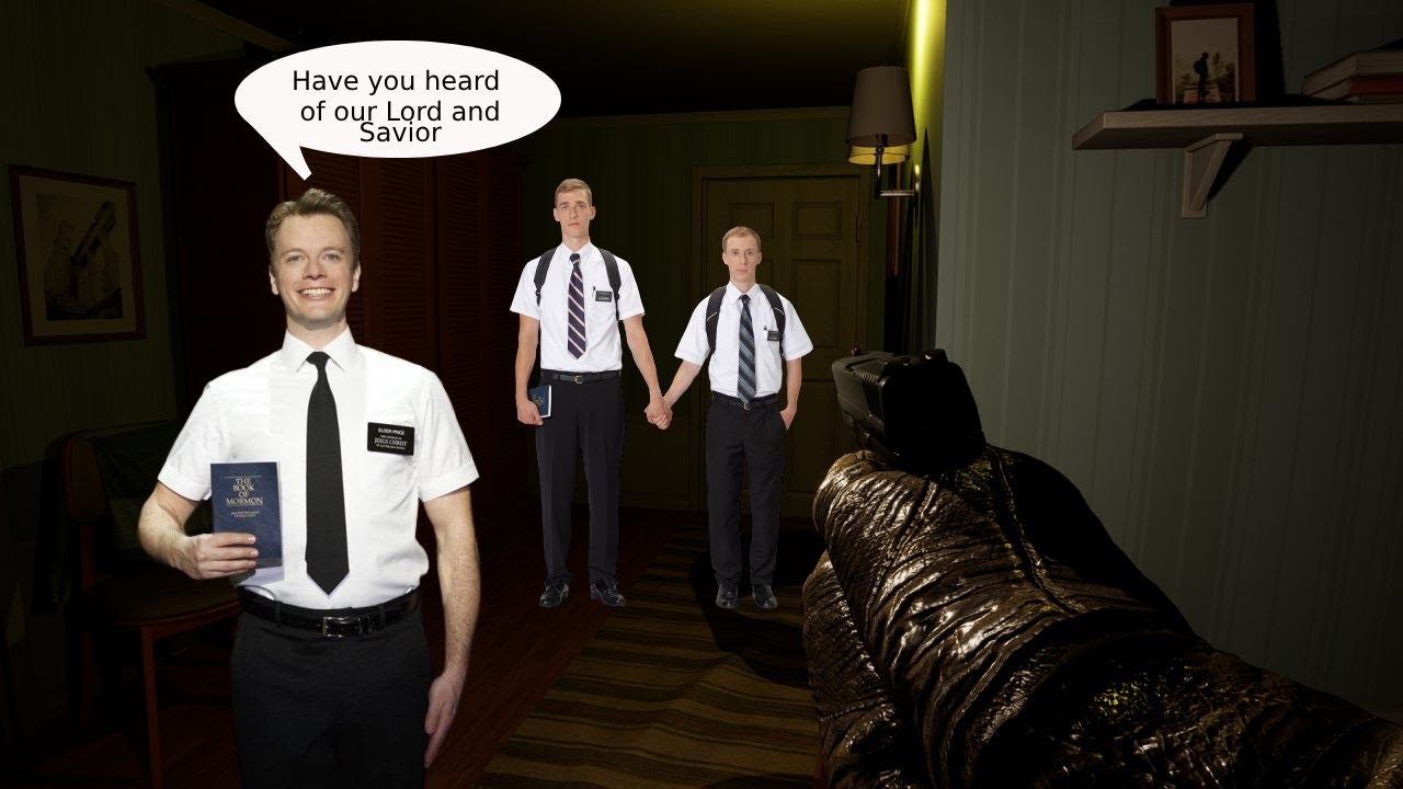 Mormons knock on my door at 3AM (Pre Recorded Horror Game) - YouTube