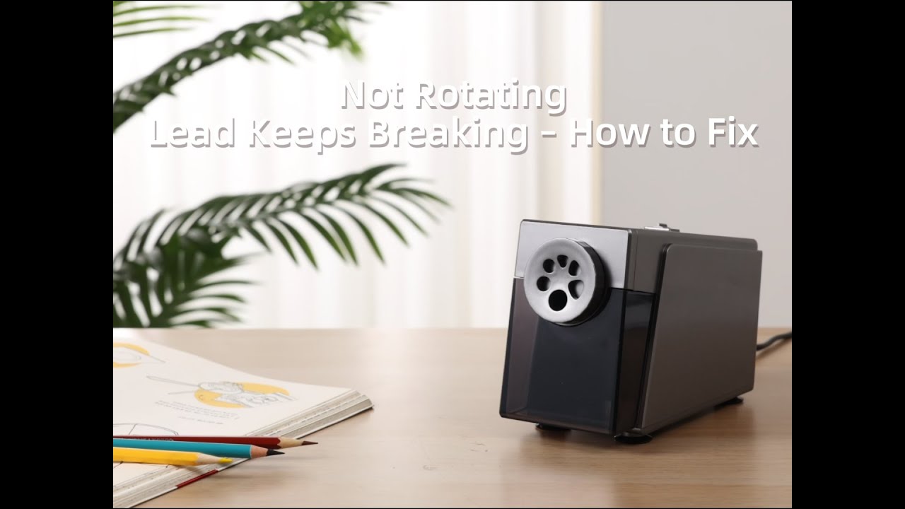 Model 043 Automatic Pencil Sharpener – Setup, Fixes & Tips - YouTube