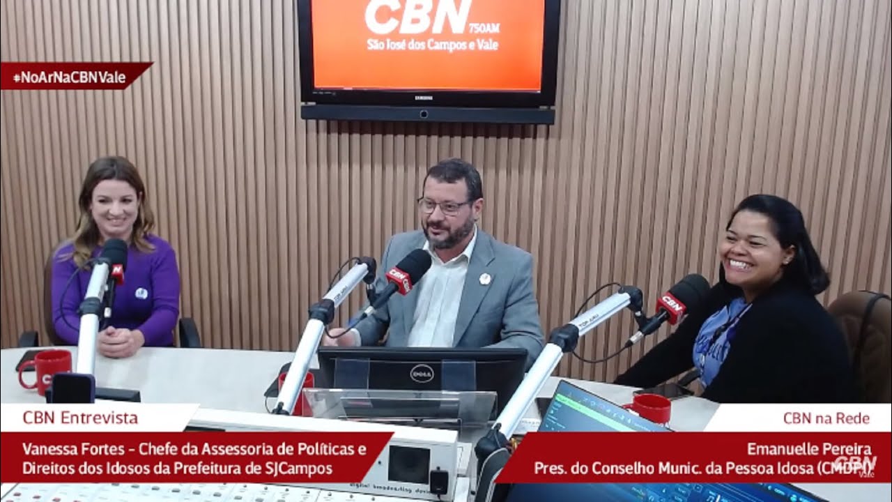 CBN Na Rede – Vanessa Fortes (Prefeitura de SJC), Emanuelle Pereira ...