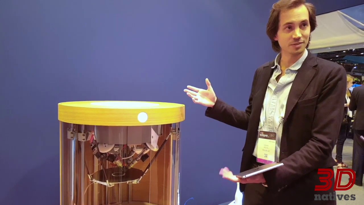 PAM 3D printer by Pollen AM - YouTube