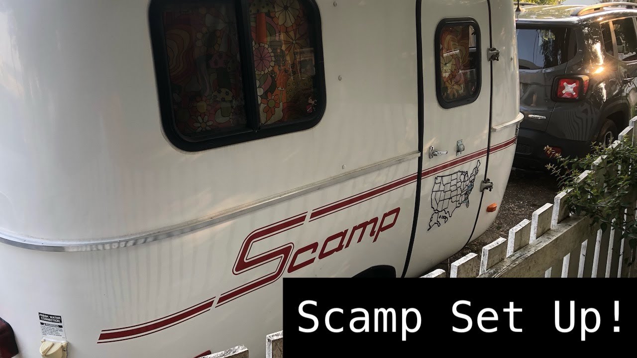 SCAMP SET UP: Personalizing, packing, and organizing our Scamp - YouTube