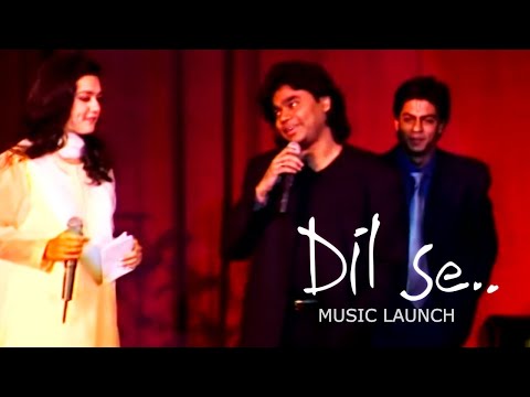 Dil Se (1998) Music Launch | A.R.Rahman, Shah Rukh Khan, Manisha Koirala | #rARe