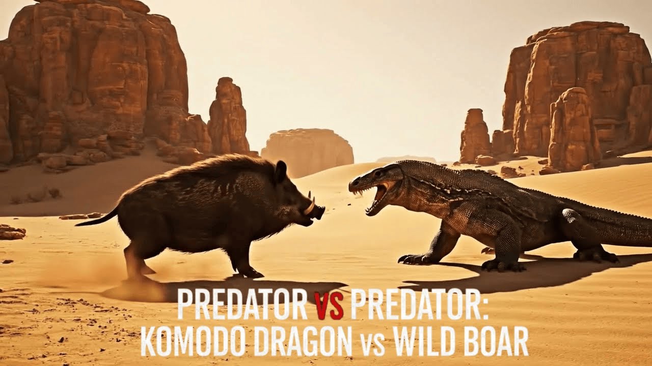 Predator vs Predator: Komodo Dragon vs Wild Boar - Ultimate Island ...