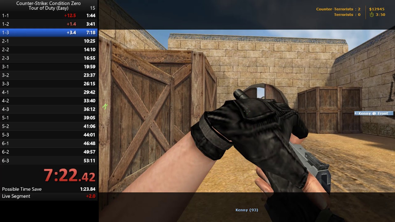 CS:CZ Tour of Duty (Easy) speedrun 48:55.22 - YouTube