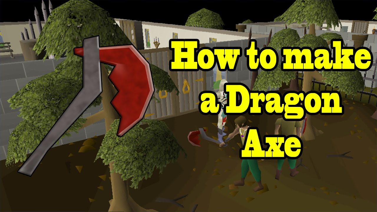 Runescape Dragon Axe prop tutorial - YouTube