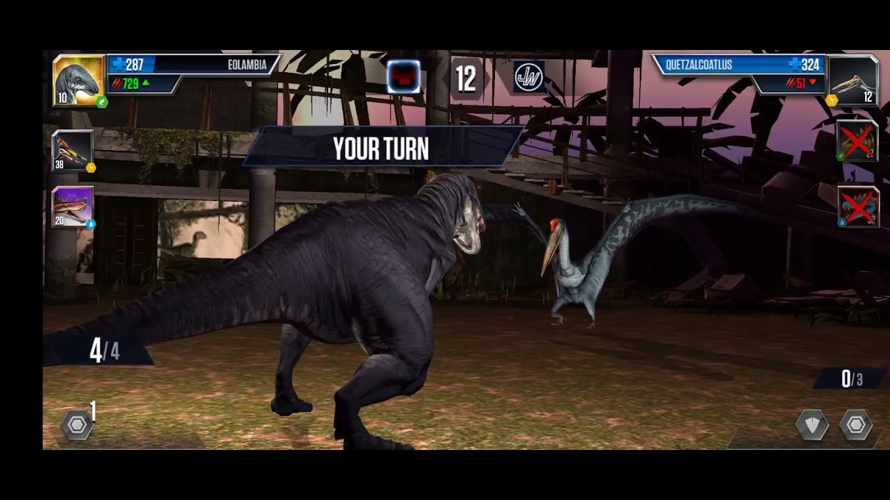 Jurassic world the game (shunosaurus try to 1st evolution) - YouTube
