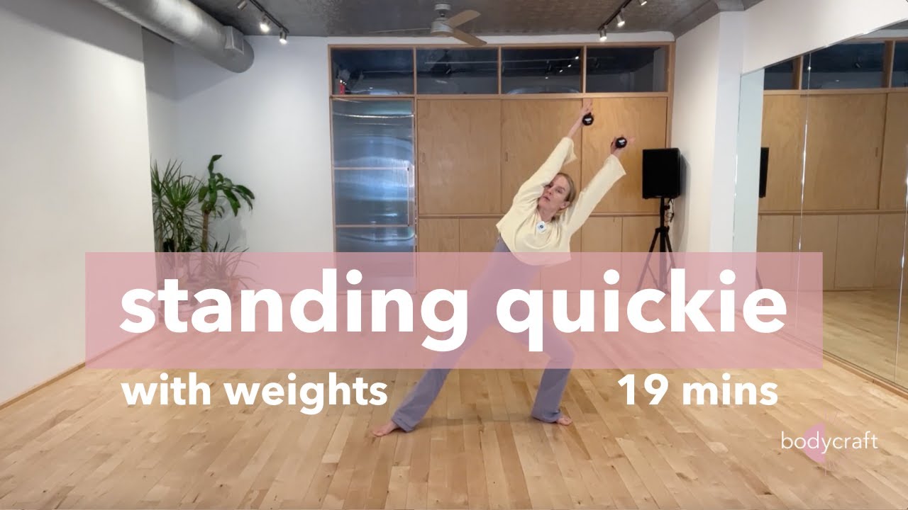 standing quickie with weights 12.4.24 - YouTube
