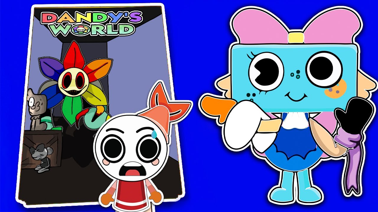 Making DANDY'S WORLD Game Book + (GOOB Squishy) DIY - YouTube