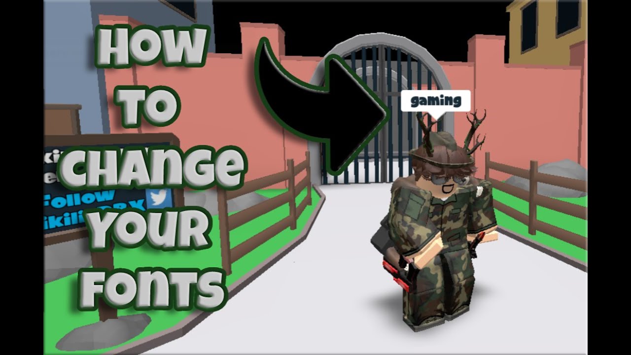 2022 How to change your font in mm2 (PC only) - YouTube