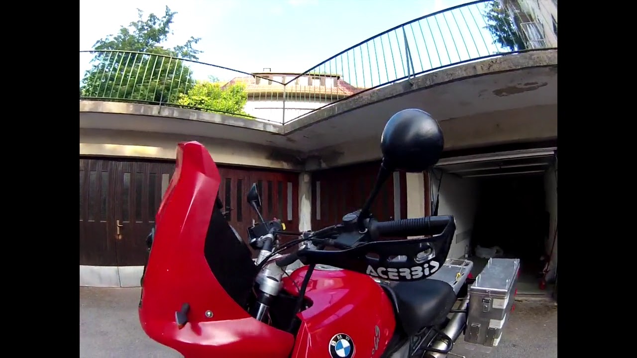 r1100gs custom fairing - YouTube
