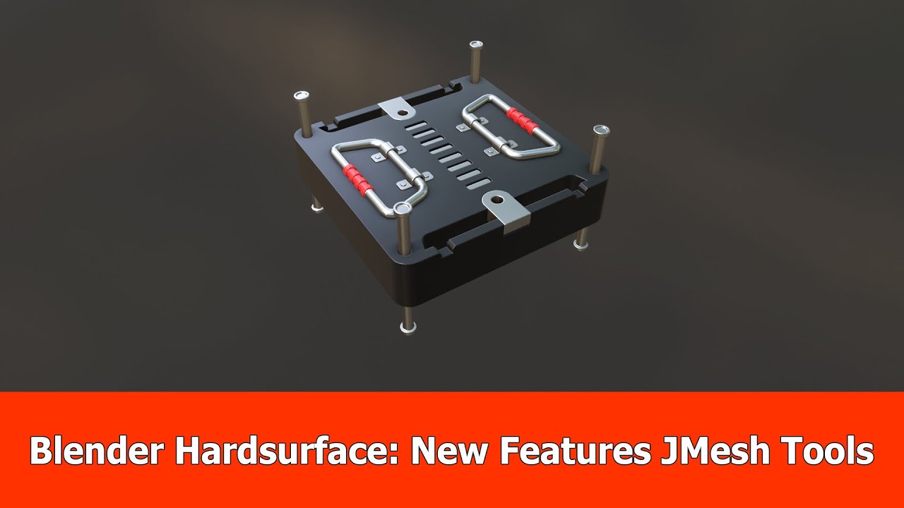 Blender New Features Hard Surface Modeling JMesh Tools - YouTube