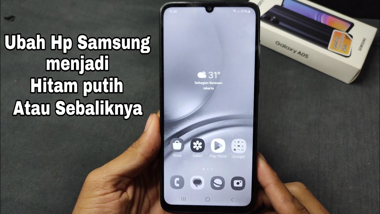 " Hp Samsung Layar jadi Hitam Putih ", Begini cara kembalikan ke semula ...
