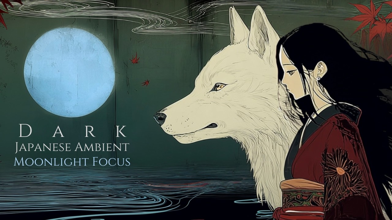 Dark Japanese Ambient — Moonlight Focus | Koto & Shakuhachi - YouTube