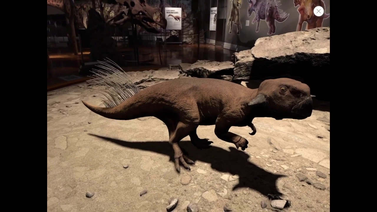 AR dinosaur exhibit by Handbuilt Creative - YouTube