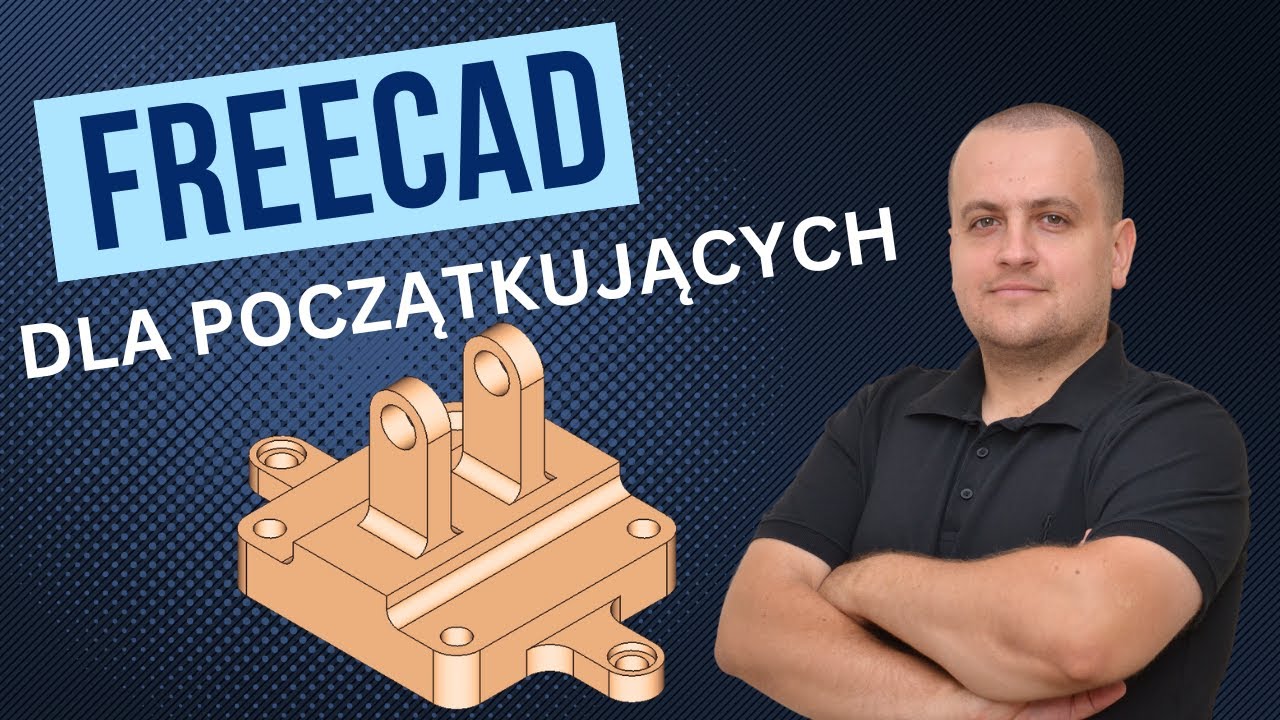 FreeCAD Przykład dla początkujących w Part Design - YouTube