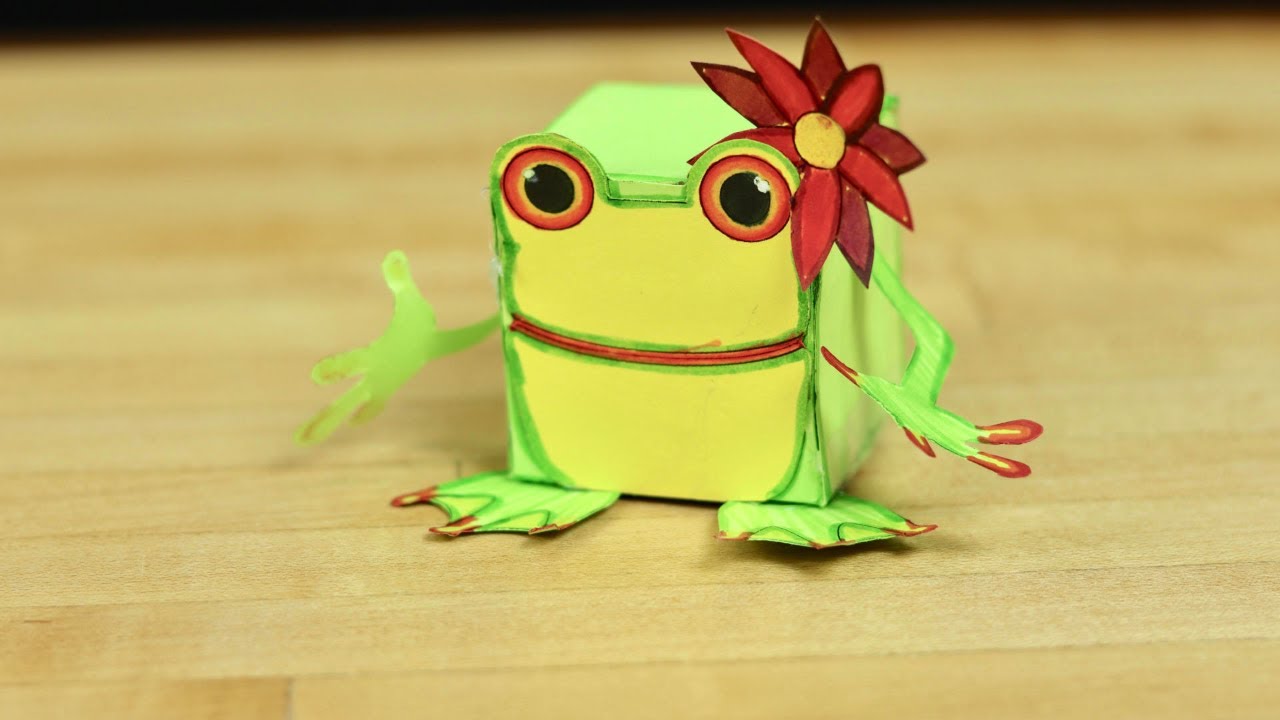 Origami Circuits: Jumpy the Frog - YouTube