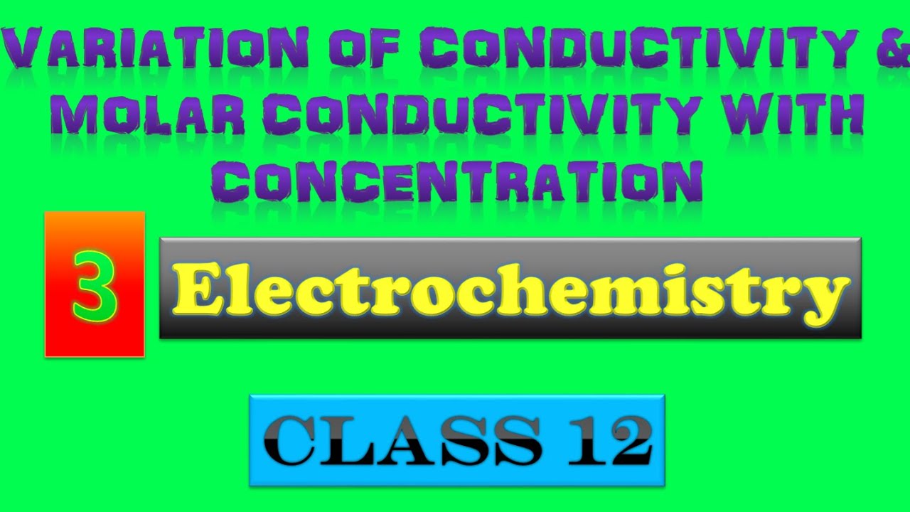 8# Variation Of Conductivity & Molar Conductivity with concentration ...