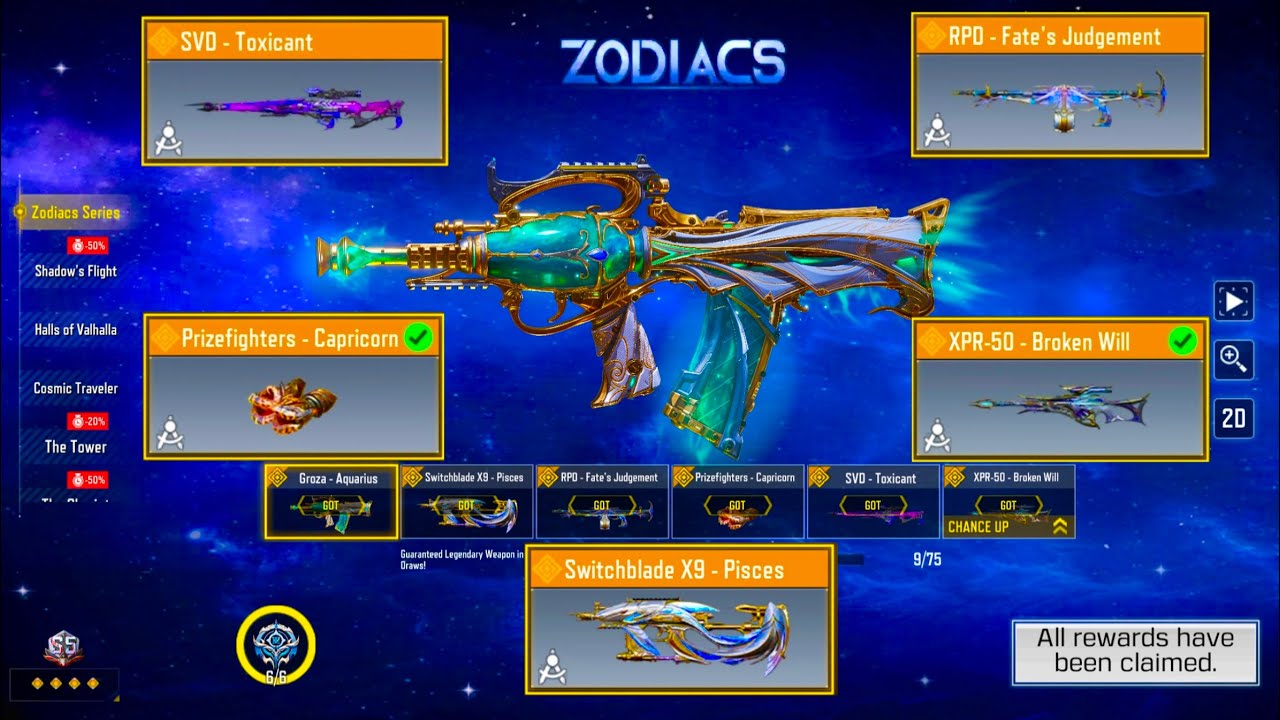Buying New ZODIACS SERIES Full Lucky Draw & Showcasing All the SIX ...