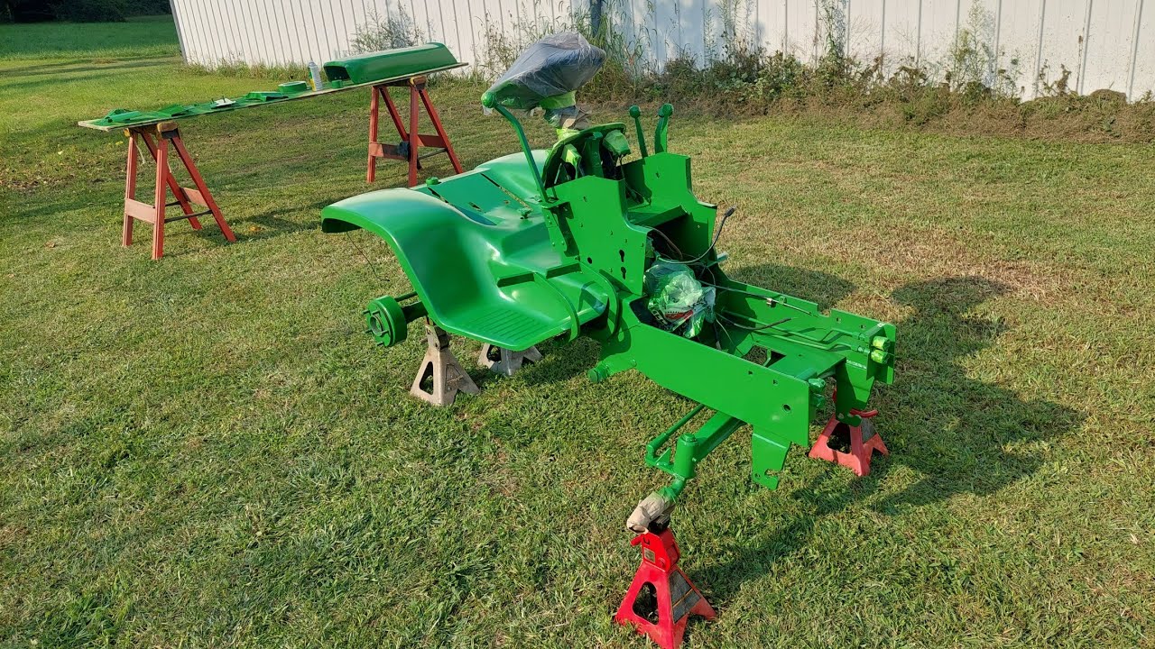 1974 john deere 140 H3 repaint picture slideshow - YouTube