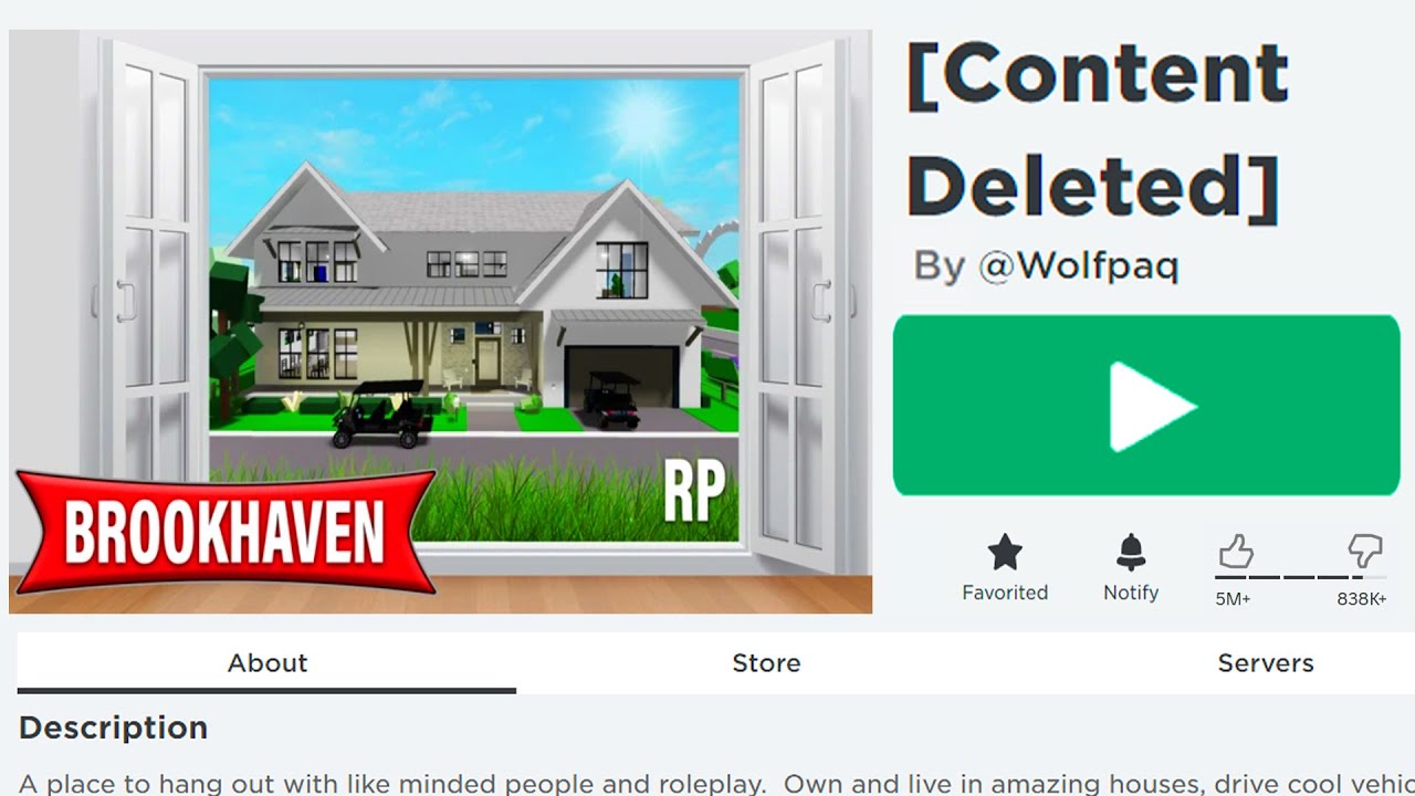 Brookhaven is GETTING DELETED SOON! - YouTube