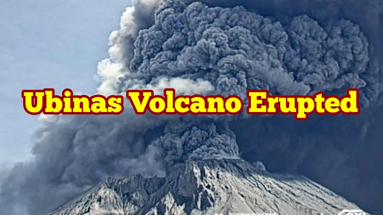 Ubinas Volcano Erupted In Southern Peru, Andes Mountain Range, Indo ...