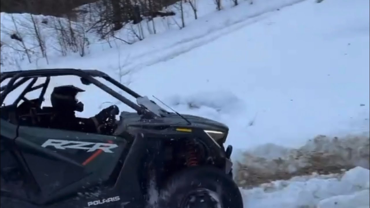 Polaris RZR Snow Day - YouTube