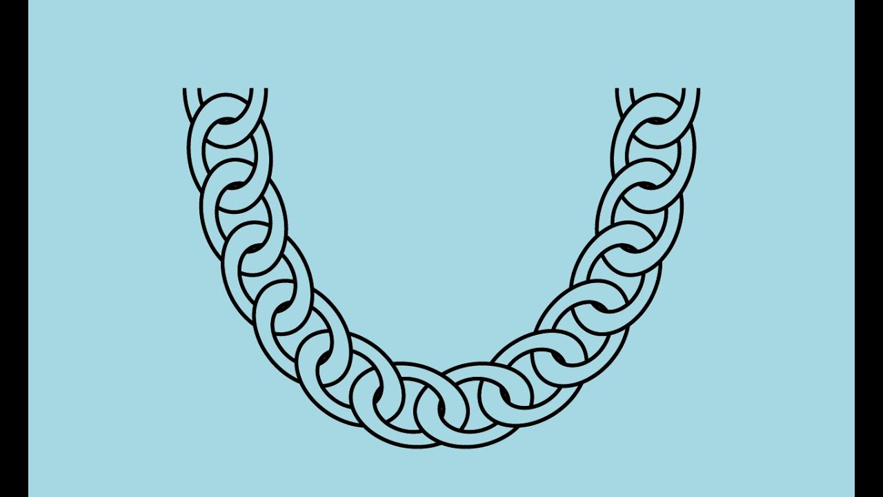 How to Create Vector chain in Adobe Illustrator - YouTube