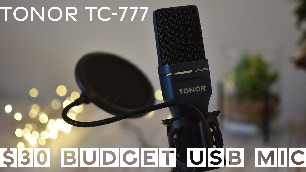 Tonor TC-777: A Great Starter Budget USB Condenser Mic - YouTube
