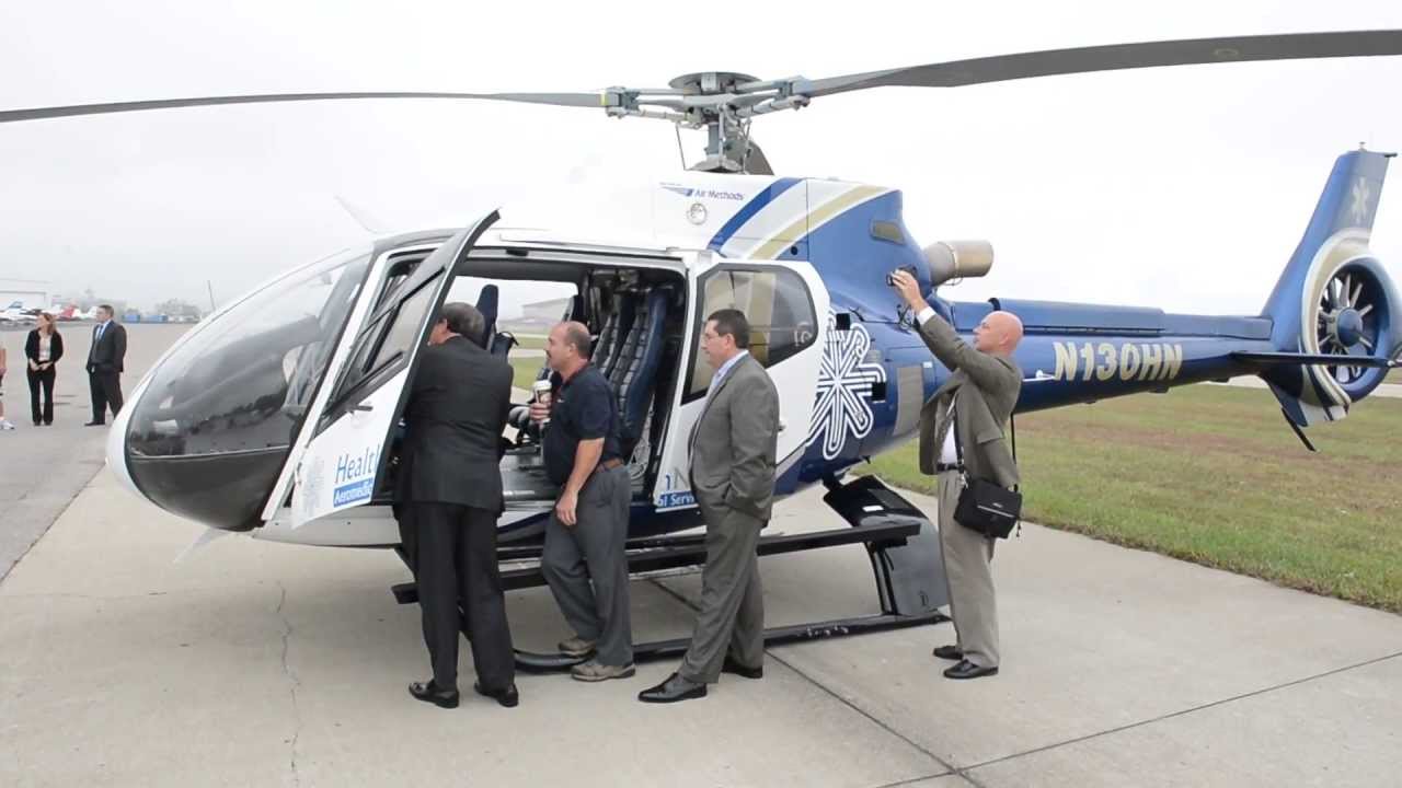 New HealthNet Helicopter to Save Lives - YouTube