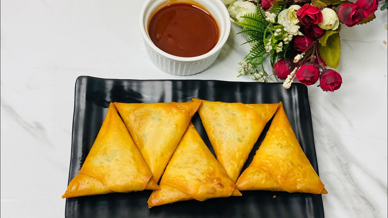 Chinese chicken samosa - YouTube