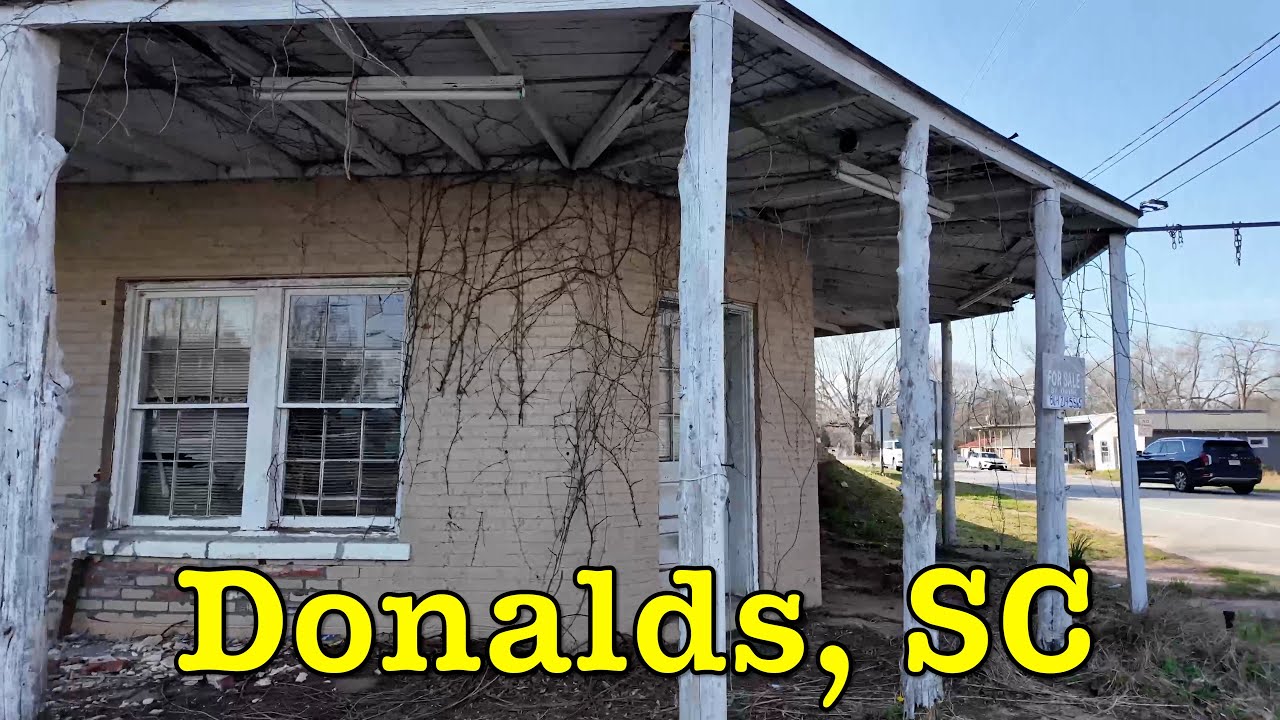 I'm visiting every town in SC - Donalds, South Carolina - YouTube